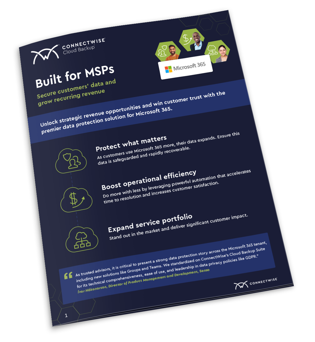 ConnectWise Cloud Backup Feature Sheet